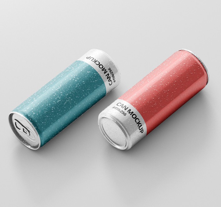 Energy Drink Can Mock-Up - Premium and Free Mockups for your awesome ...