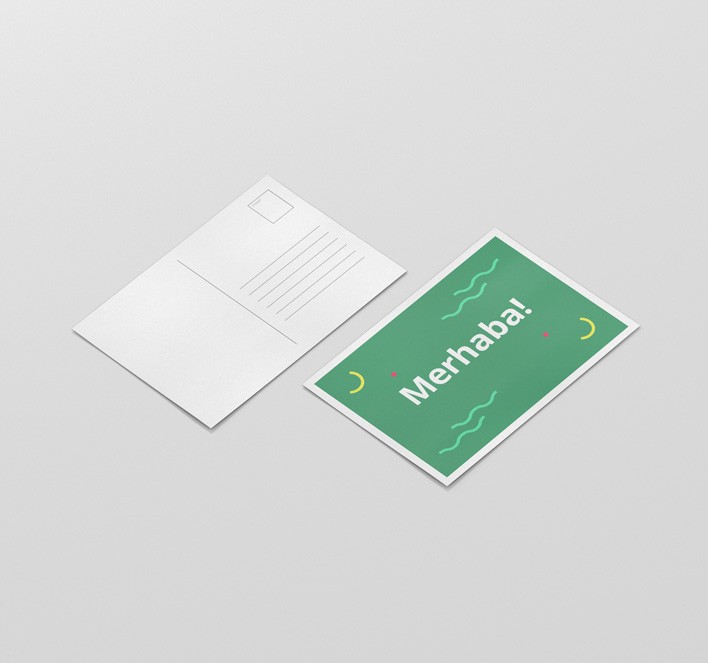 A6 Postcard / Flyer Mock-Up - Premium and Free Mockups for your awesome ...