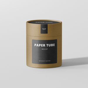 Paper Tube Packaging Mock-Up - Medium - Premium and Free Mockups for ...