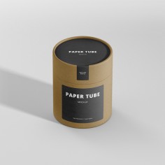 Paper Tube Packaging Mock-Up - Medium - Premium and Free Mockups for ...